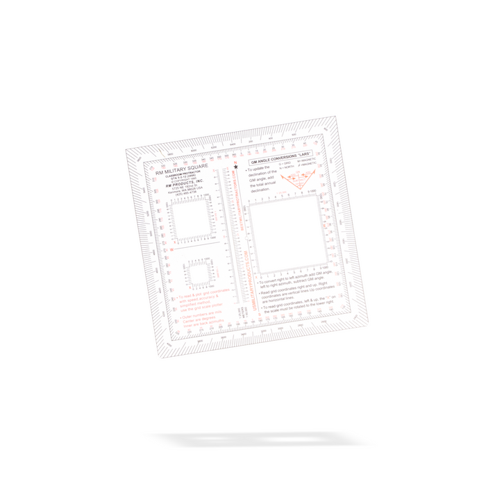 Mil. Square - Map Protractor – Shaw Concepts